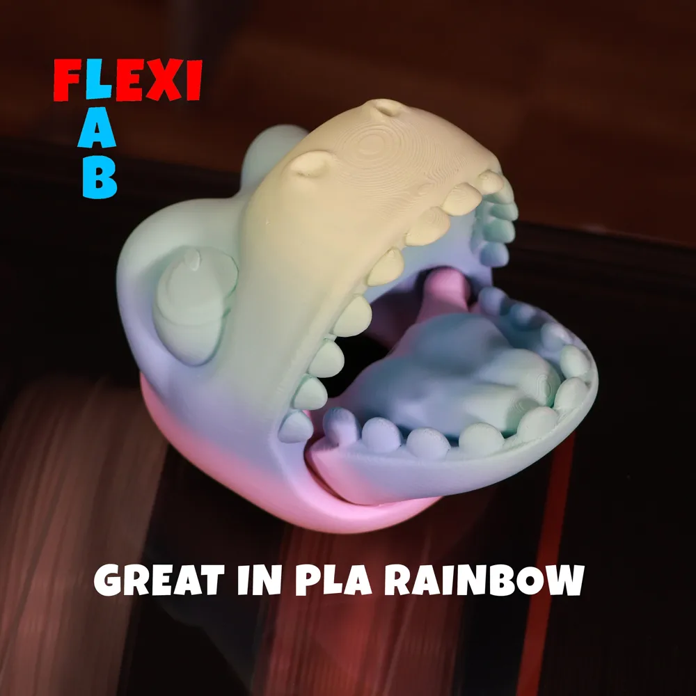 Flexi Dino Rex Hand Puppet Toy Articulated - Free 3D Print Model ...