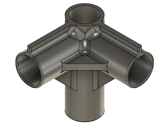 Corner connector with diameter 12mm by 3D Druck Bauernhof - MakerWorld