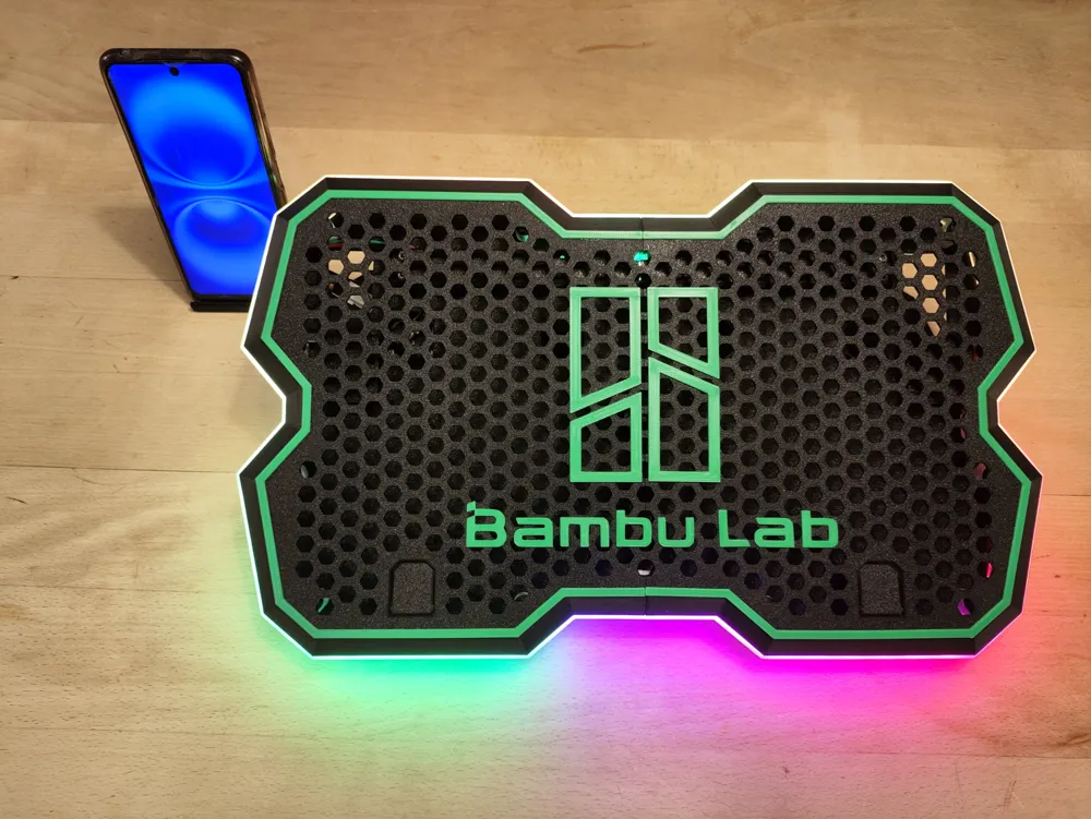 Laptop Stand CHRISTMAS EDITION+Fans/RGB/Phone Hold by FADY - MakerWorld