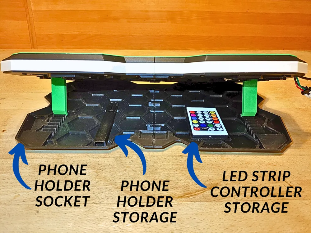 Laptop Stand CHRISTMAS EDITION+Fans/RGB/Phone Hold by FADY - MakerWorld