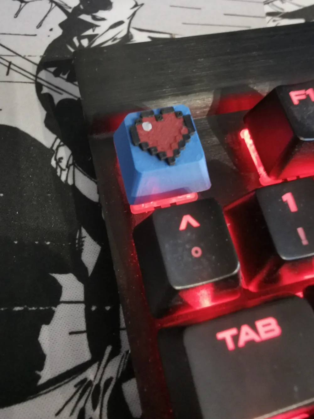 Keycap Minecraft Heart Remixed by Crusader32 - MakerWorld