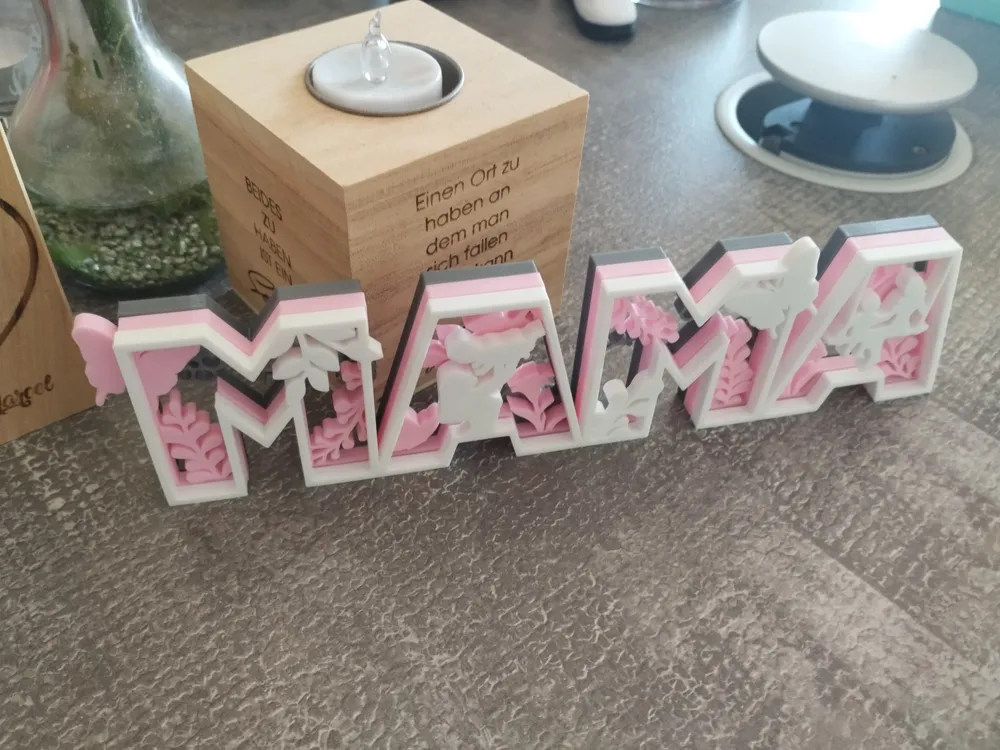 Mamá: escudo de tres capas para colocar por marcel.c1901 MakerWorld ...