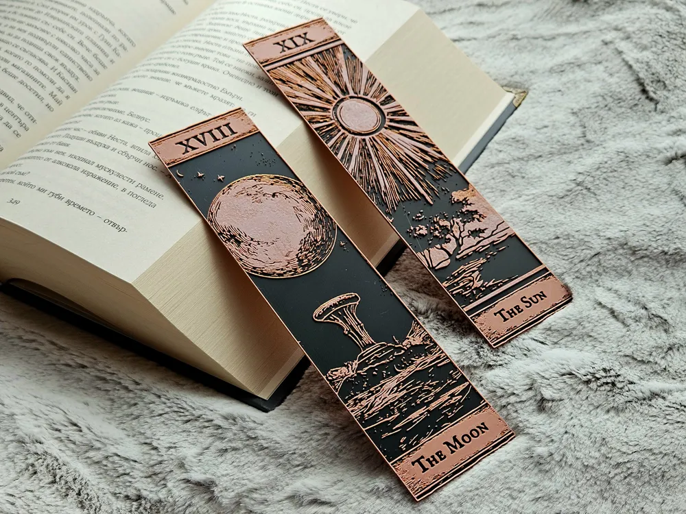 Tarot Bookmarks - (Set 7 Major Arcana) - Free 3D Print Model - MakerWorld