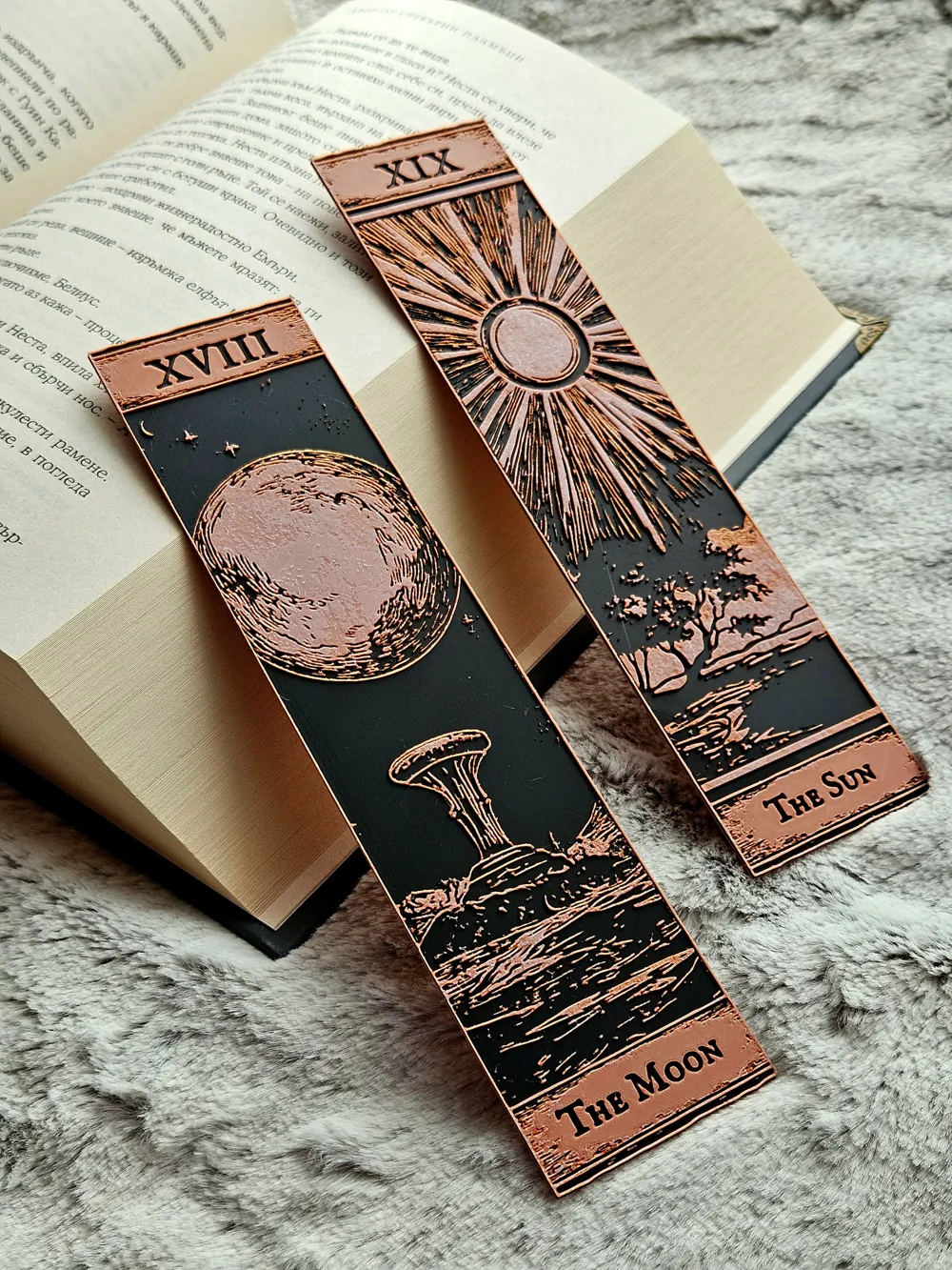 Tarot Bookmarks - (Set 7 Major Arcana) - Free 3D Print Model - MakerWorld