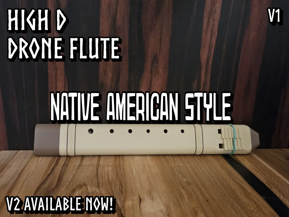 D5 Drone Flute v1 - Native American Tuning by pitchblackcat MakerWorld ...