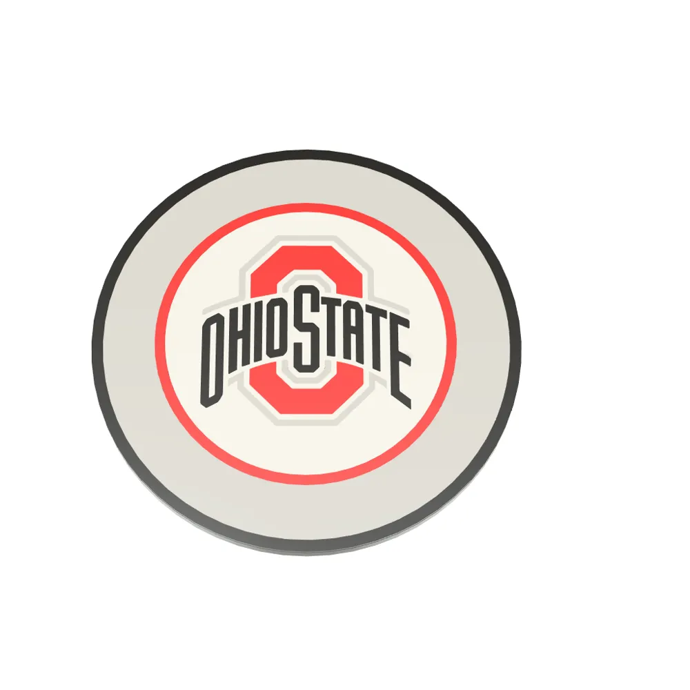 Ohio State - Coaster Set - Free 3D Print Model - MakerWorld