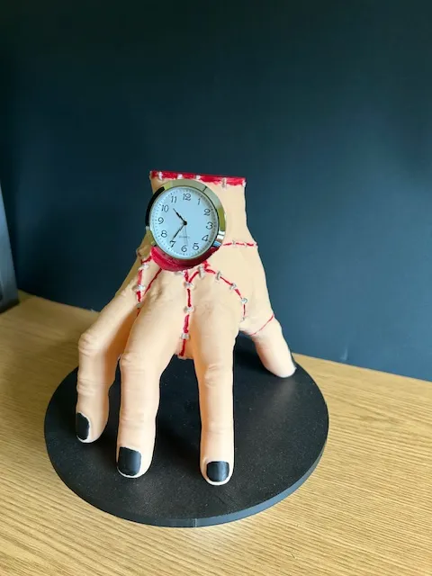 Wednesday Hand / Thing Hand Clock & Pencil Holder Remixed by user ...