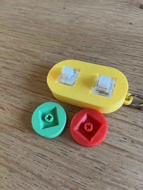 yes no fidget clicker keychain by user_3147426187 MakerWorld: Download ...