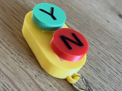 yes no fidget clicker keychain by user_3147426187 MakerWorld: Download ...