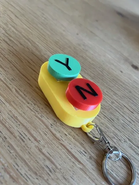 yes no fidget clicker keychain by user_3147426187 MakerWorld: Download ...