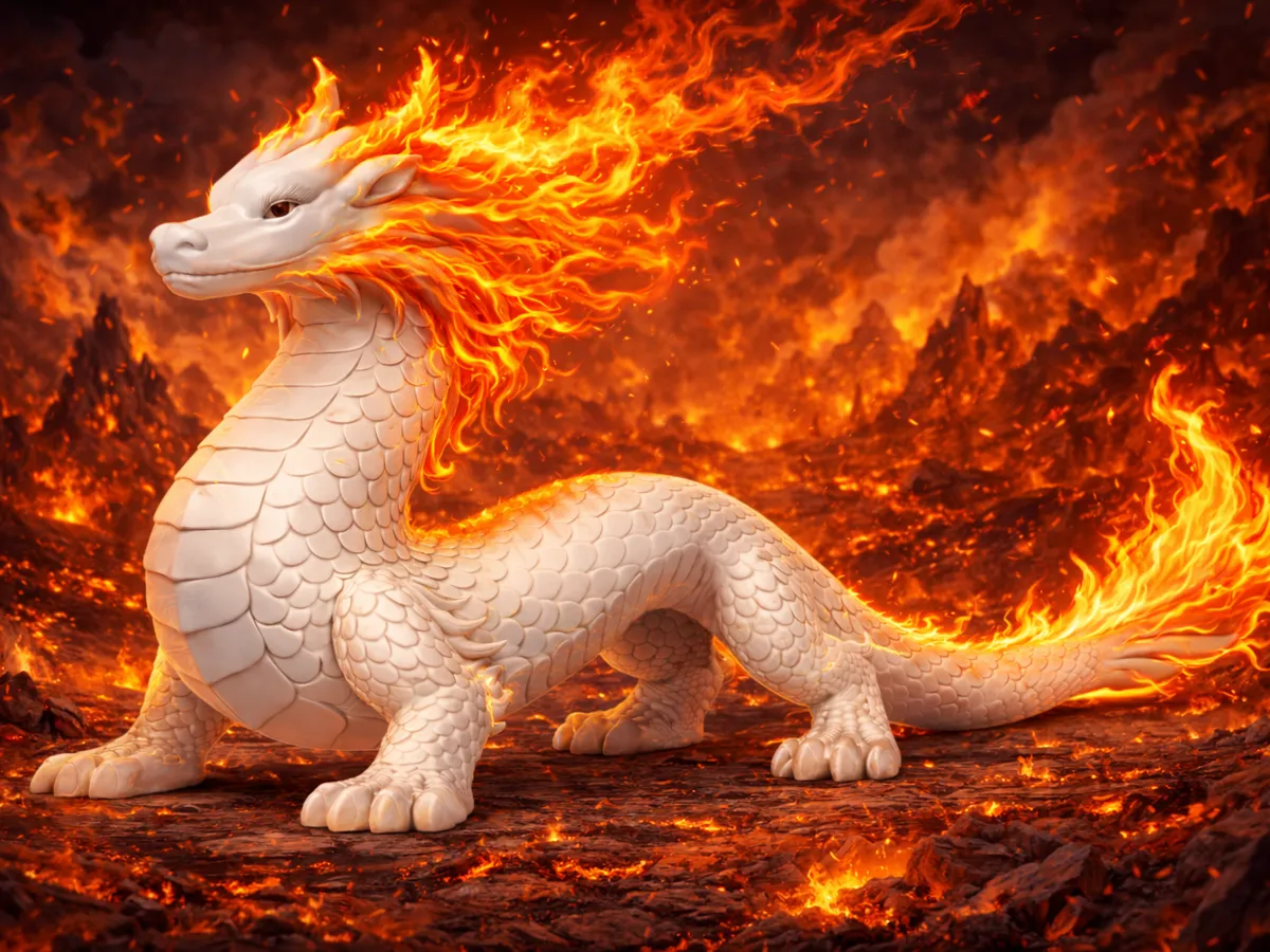 Fire Realm Dragon - Free 3D Print Model - MakerWorld