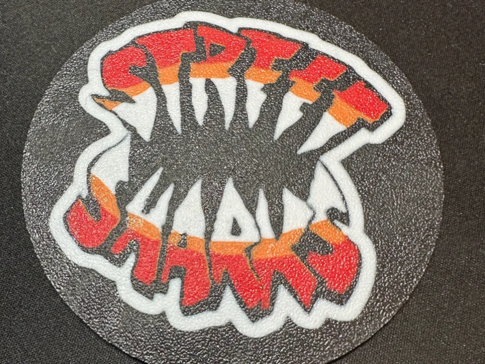 Street Sharks Logo Coaster by XMalardX - MakerWorld