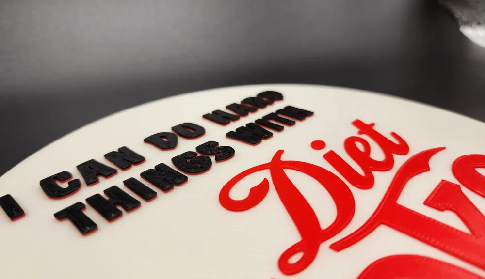 Vintage Diet Coke Sign 3 Color by TripleGWorkshop - MakerWorld