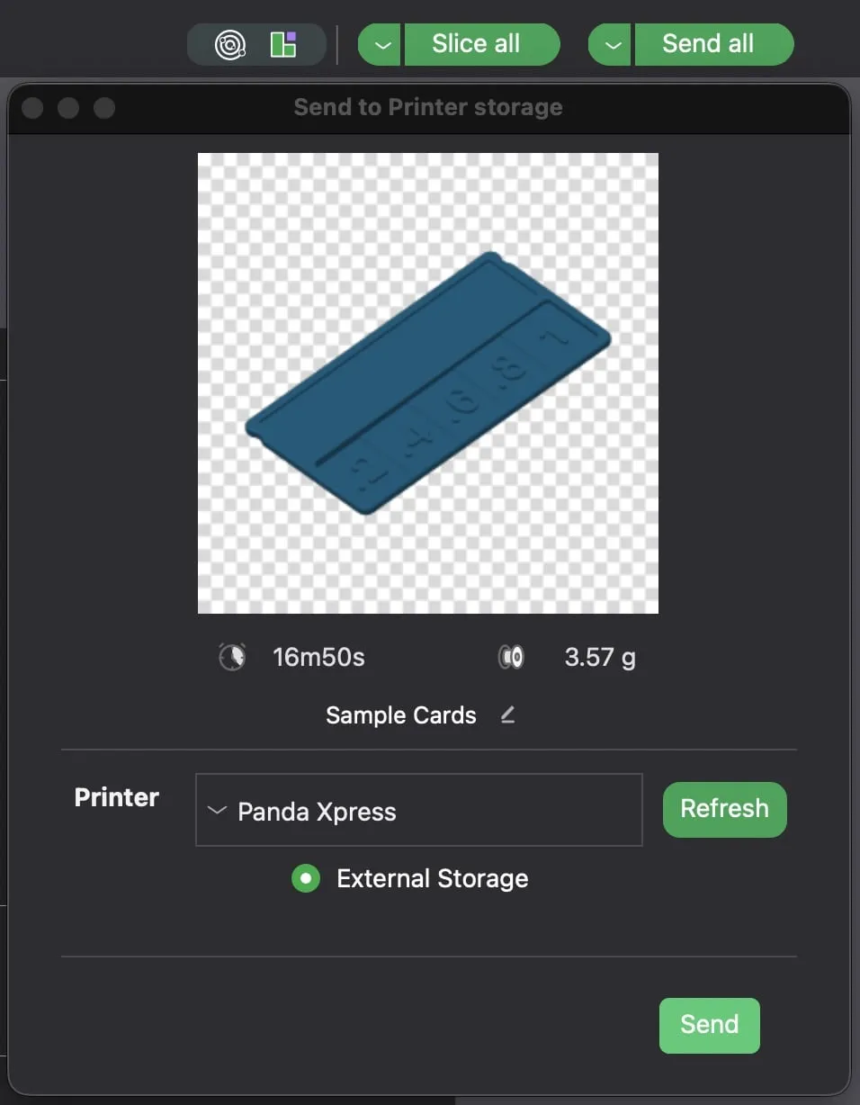 Filament Sample Cards for Label Printer 12mm - Free 3D Print Model ...
