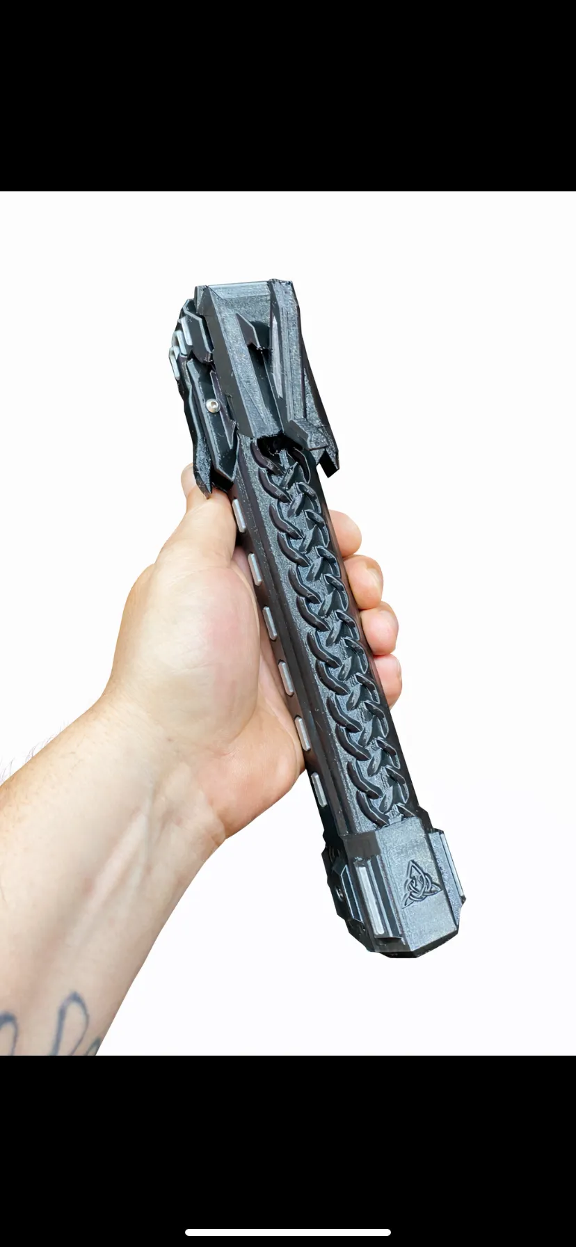 Collapsible Celtic Mech Sword - Free 3D Print Model - MakerWorld