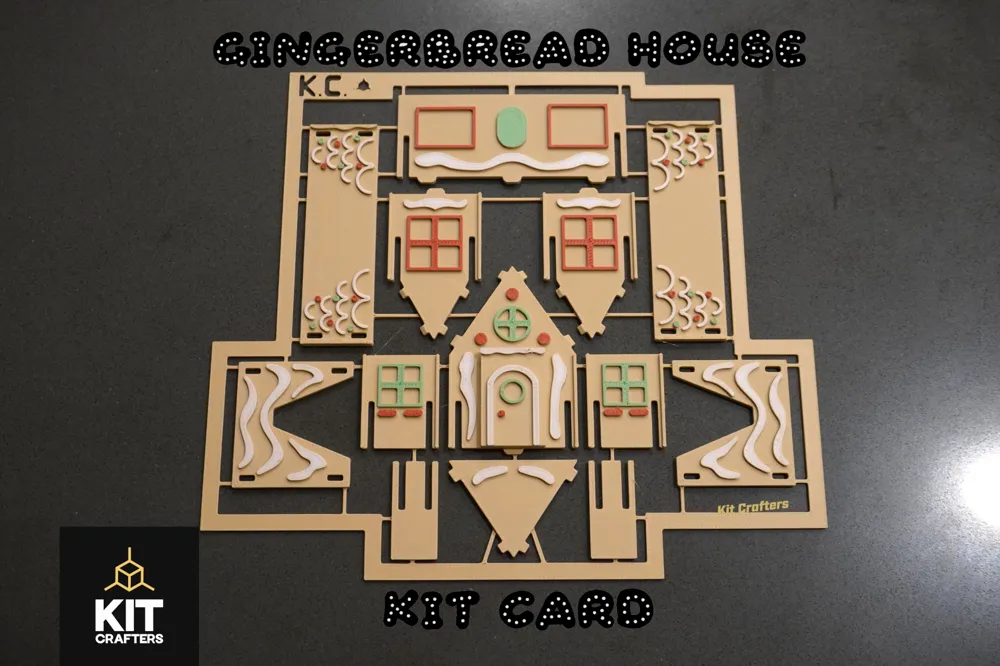Gingerbread House - Kit Card by Kit Crafters - MakerWorld