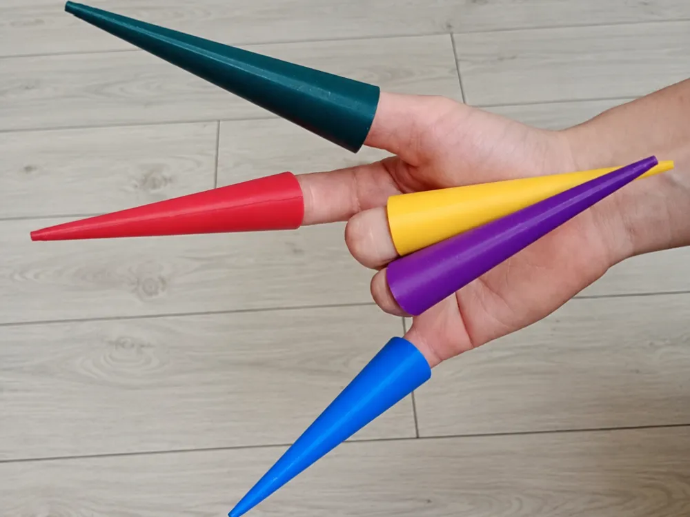 Dragon Claw Finger Caps - Free 3D Print Model - MakerWorld