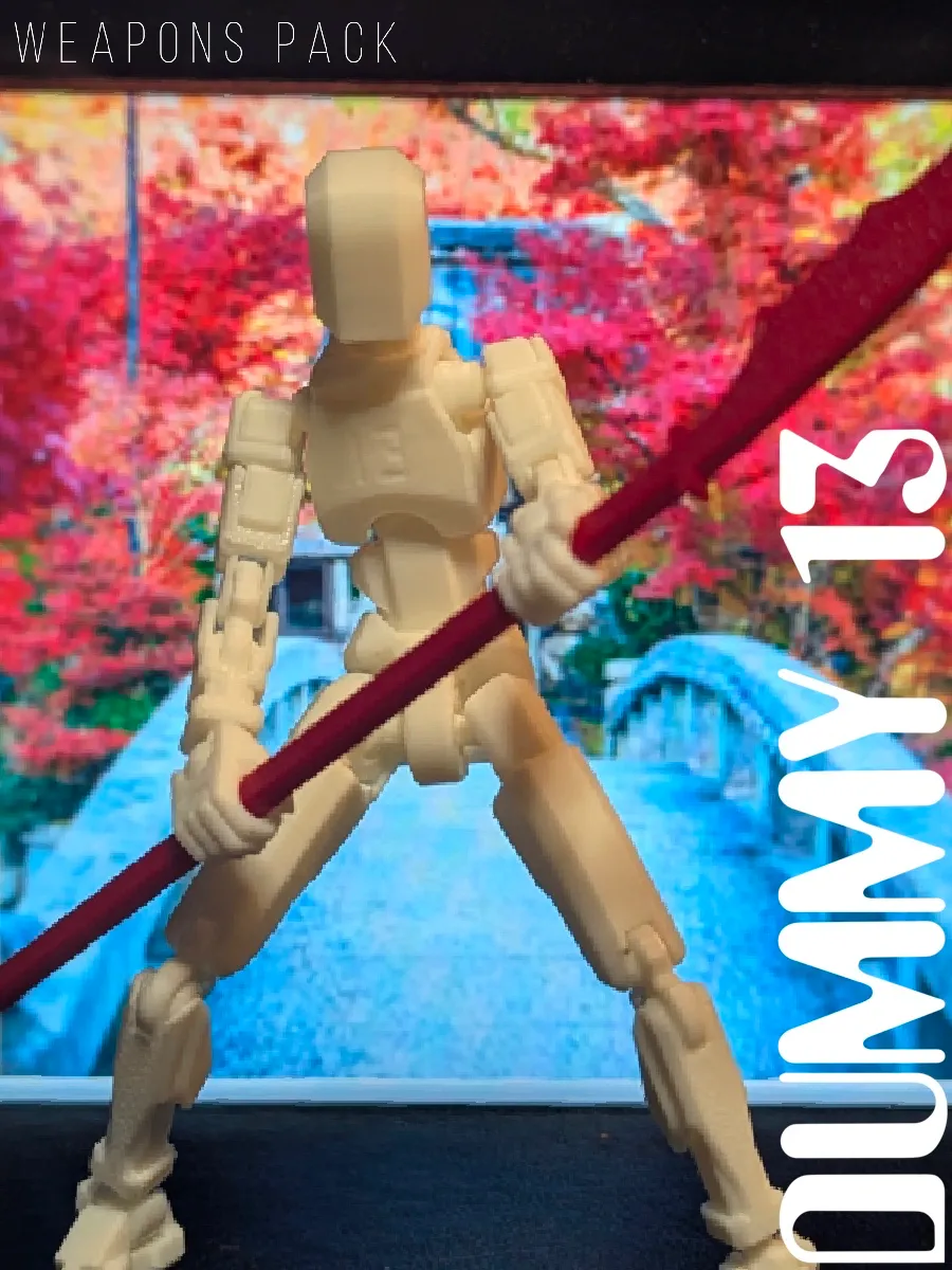 Dummy 13 Ninja Weapons Pack (1) by audiopsyence MakerWorld: Download ...