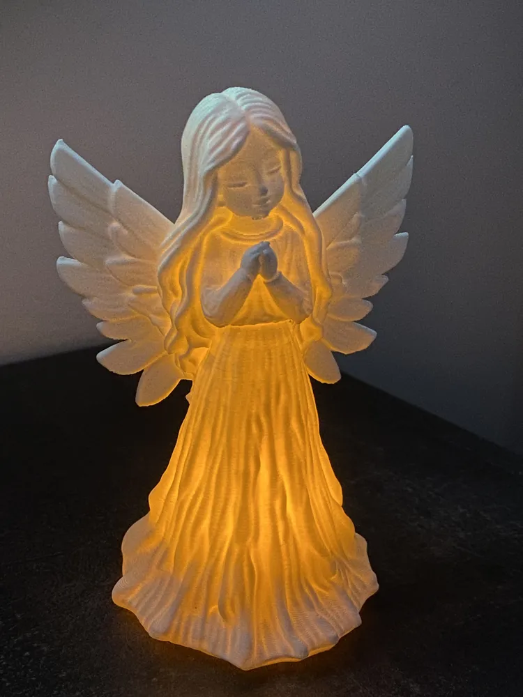 Christmas Angel Tealight by 3DKoutek MakerWorld: Download Free 3D Models