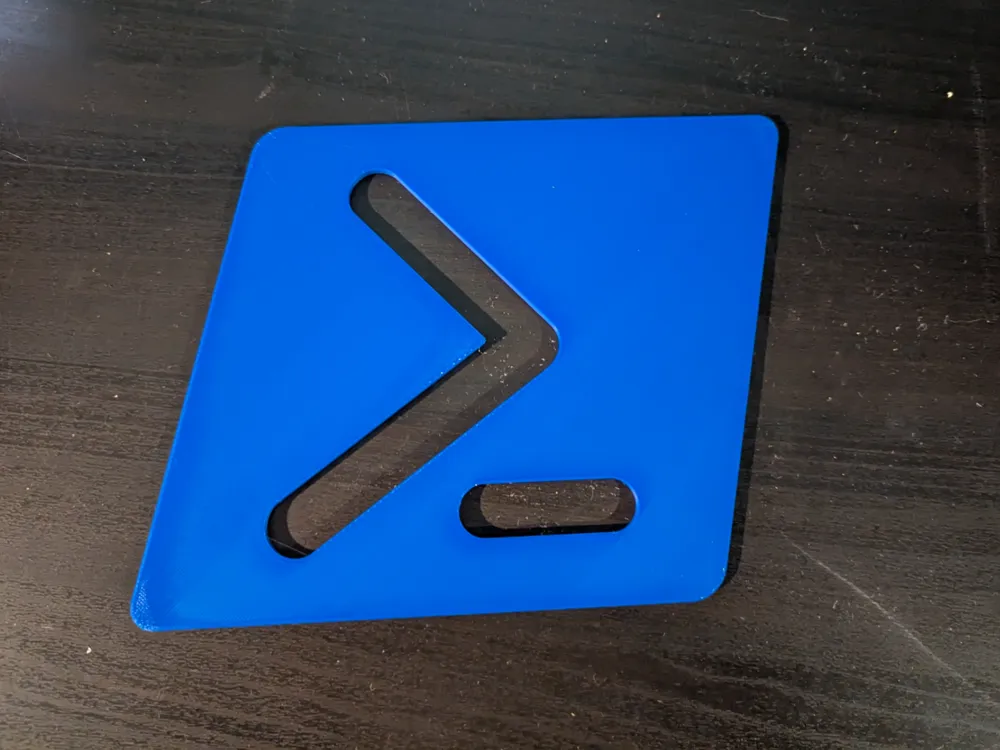 Powershell logo Wall Decor by RichLeclair - MakerWorld