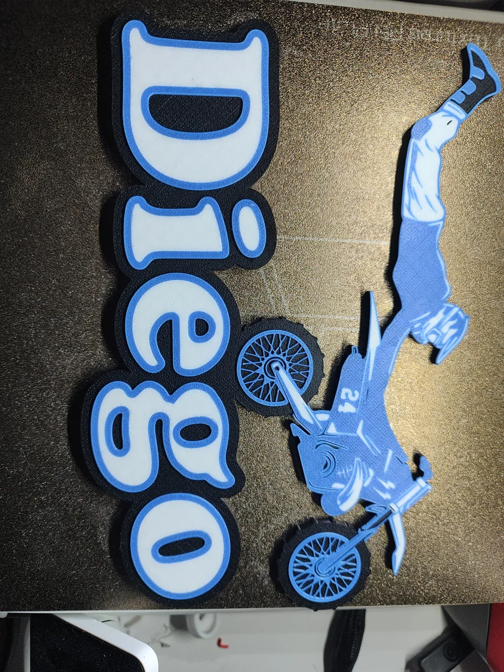 Diego Motocross Plate - Free 3D Print Model - MakerWorld