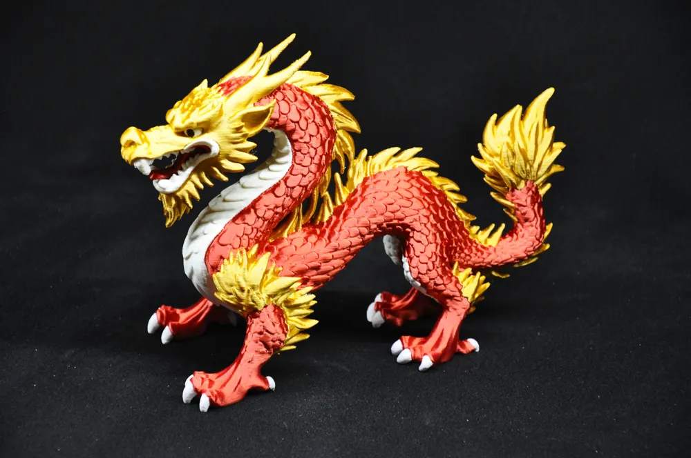 Mythological Chinese Dragon - Free 3D Print Model - MakerWorld