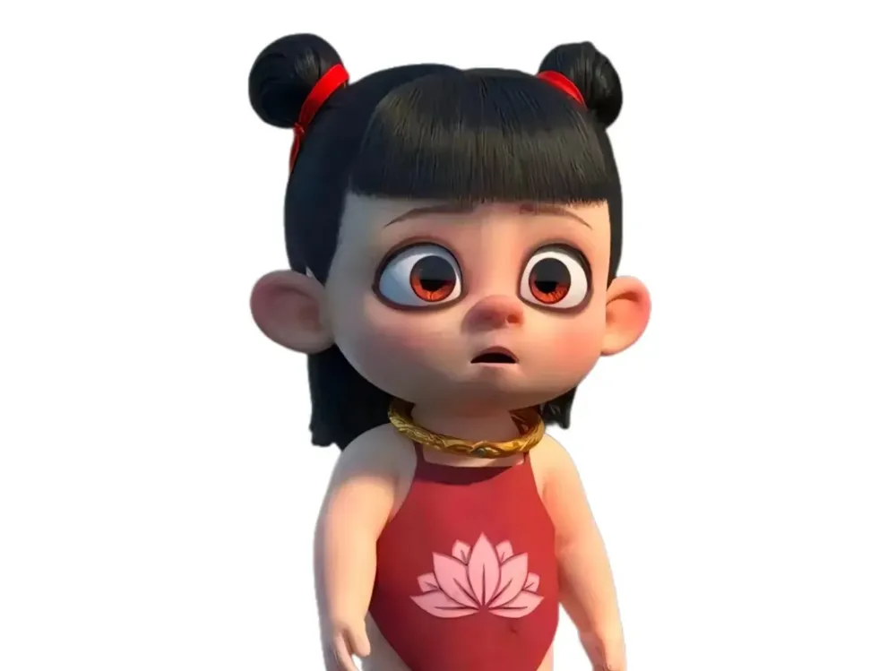 Nezha – Red Bellyband Version (Super Easy to Print) by user_3257154127 ...