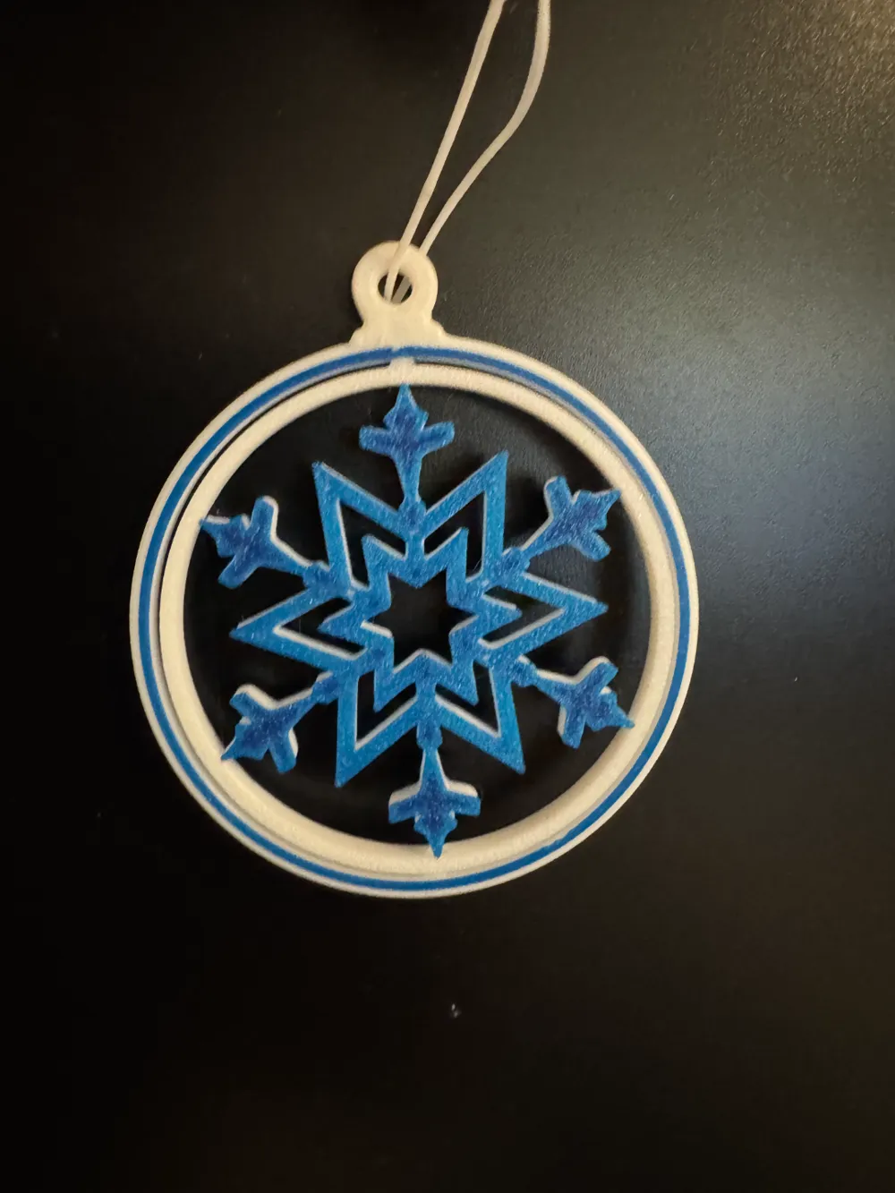 Christmas snowflake ornament rotating by LaMaThooR - MakerWorld