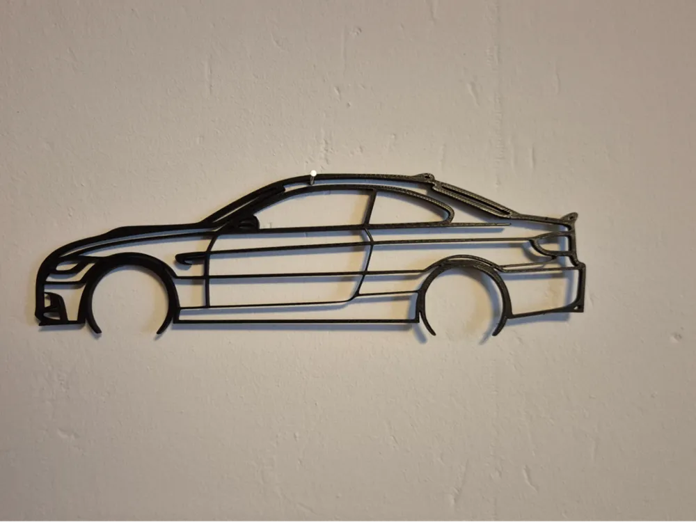 BMW E92 M3 Silhouette by DennisV - MakerWorld