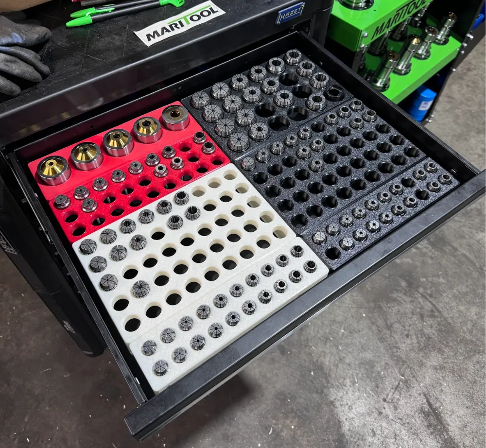 ER32 collet racks by Escargot Garage - MakerWorld