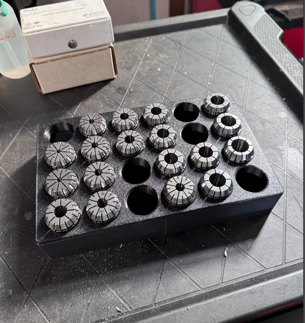 ER32 collet racks - Free 3D Print Model - MakerWorld
