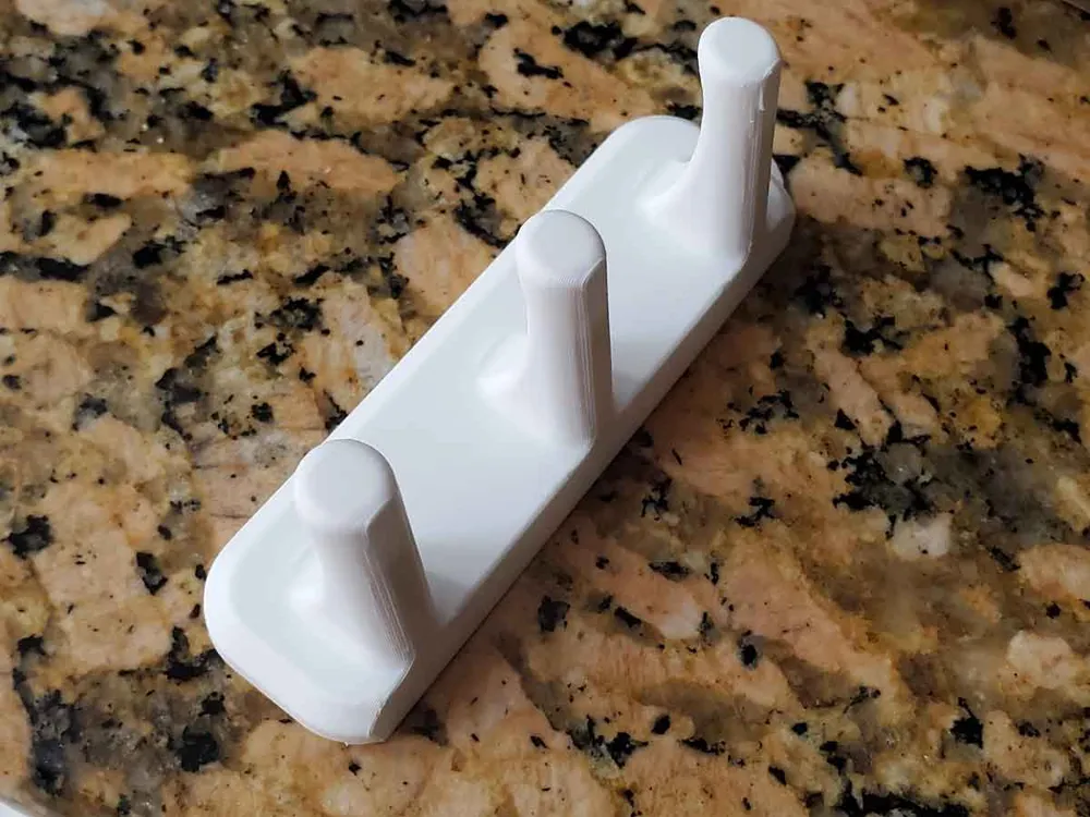 Three Key Rack (mounts using a 3M Command Strip) Remixed by ...