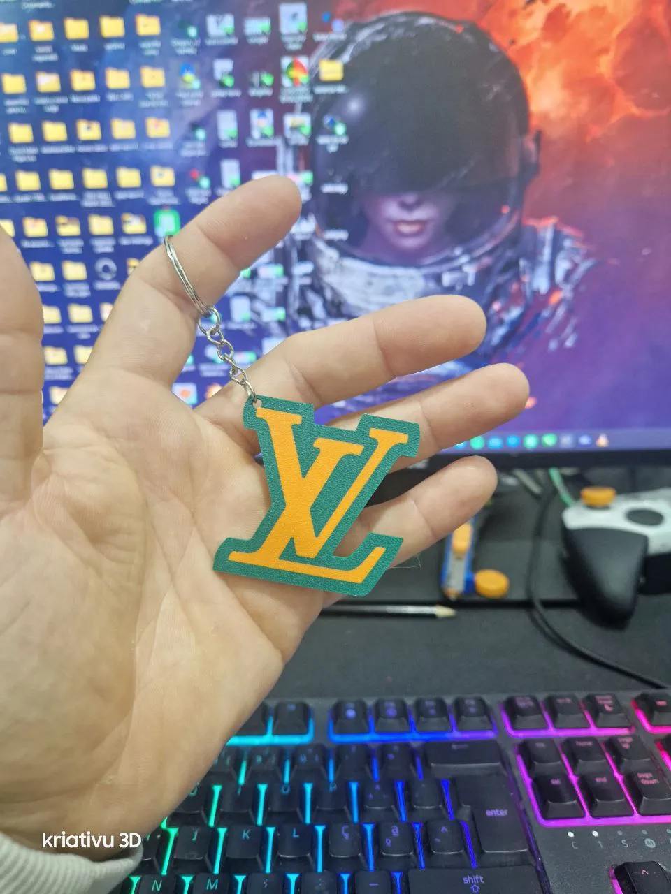 louis vuitton porta chaves by kriativu 3D - MakerWorld