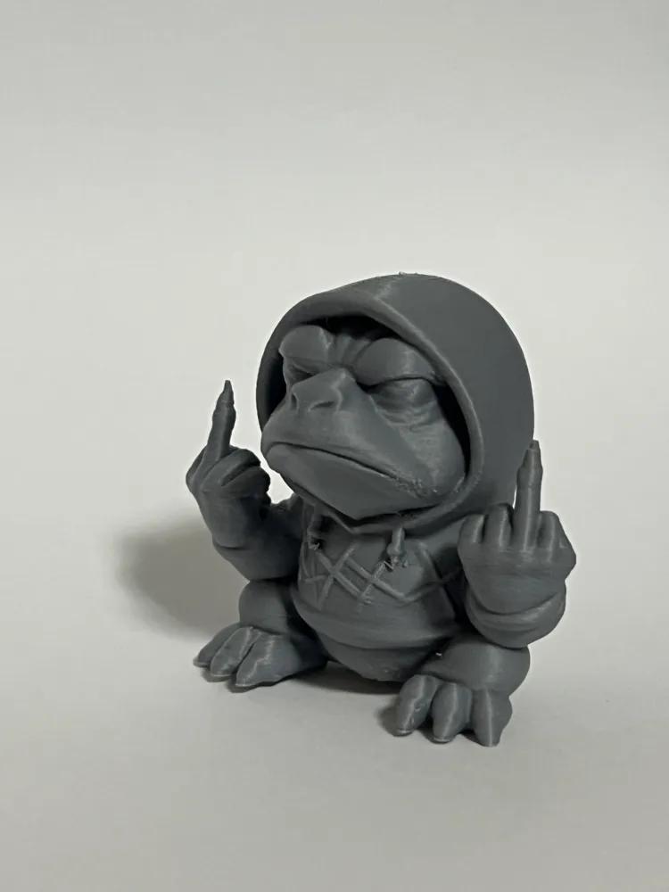 Hoodie Menace — The Double Rude Frog - Free 3D Print Model - MakerWorld