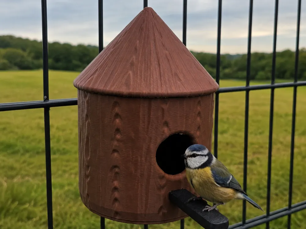 Birdhouse for the Fäncel - Wood Look - Free 3D Print Model - MakerWorld
