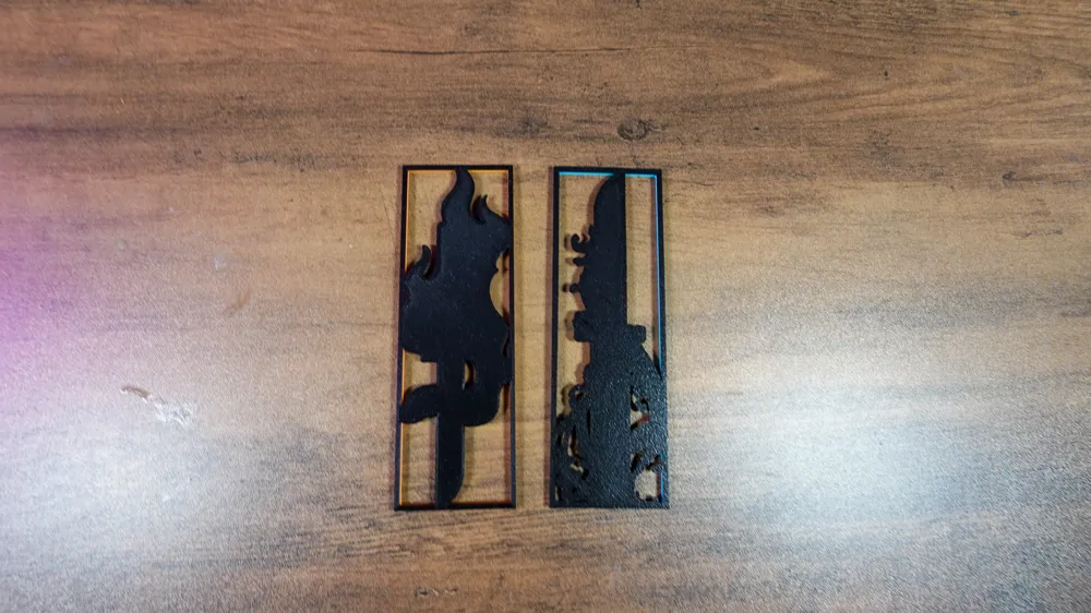 Hashira Nichirin Sword Bookmark Set Giyu & Rengoku by 3D Prints By Vic ...