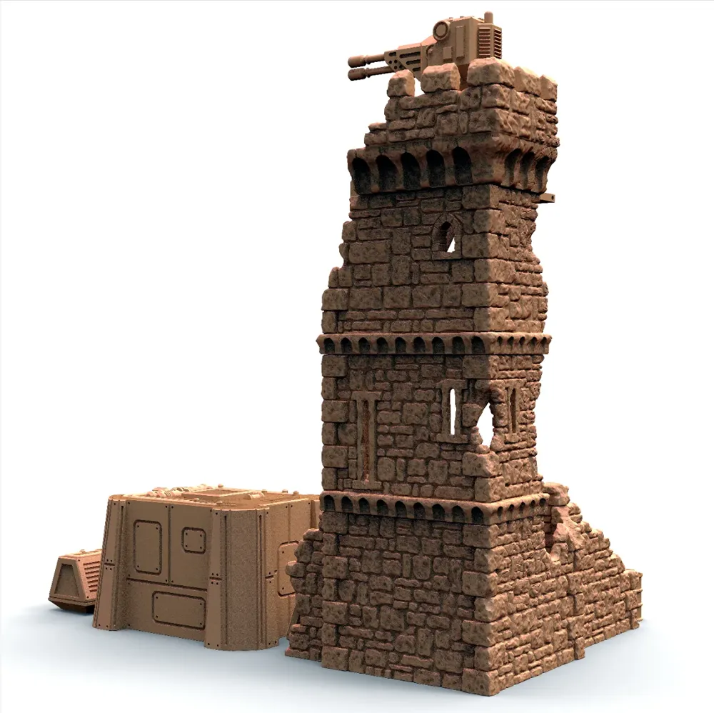 Modular Castle Ruin High Tech upgrade 28mm scale by VogMan - MakerWorld