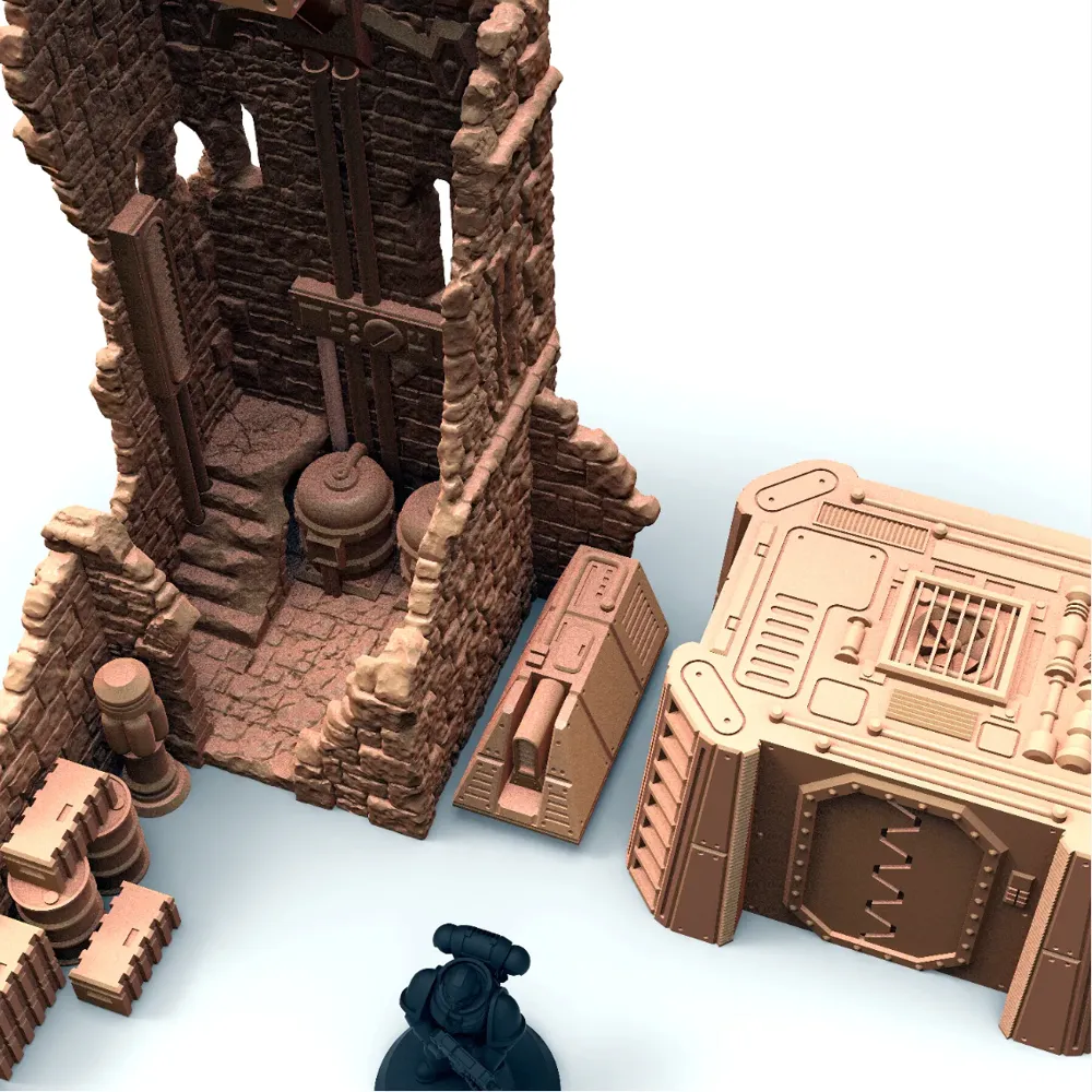 Fantasy Castle Ruins 40K Upgrade Modular Terrain by VogMan MakerWorld ...