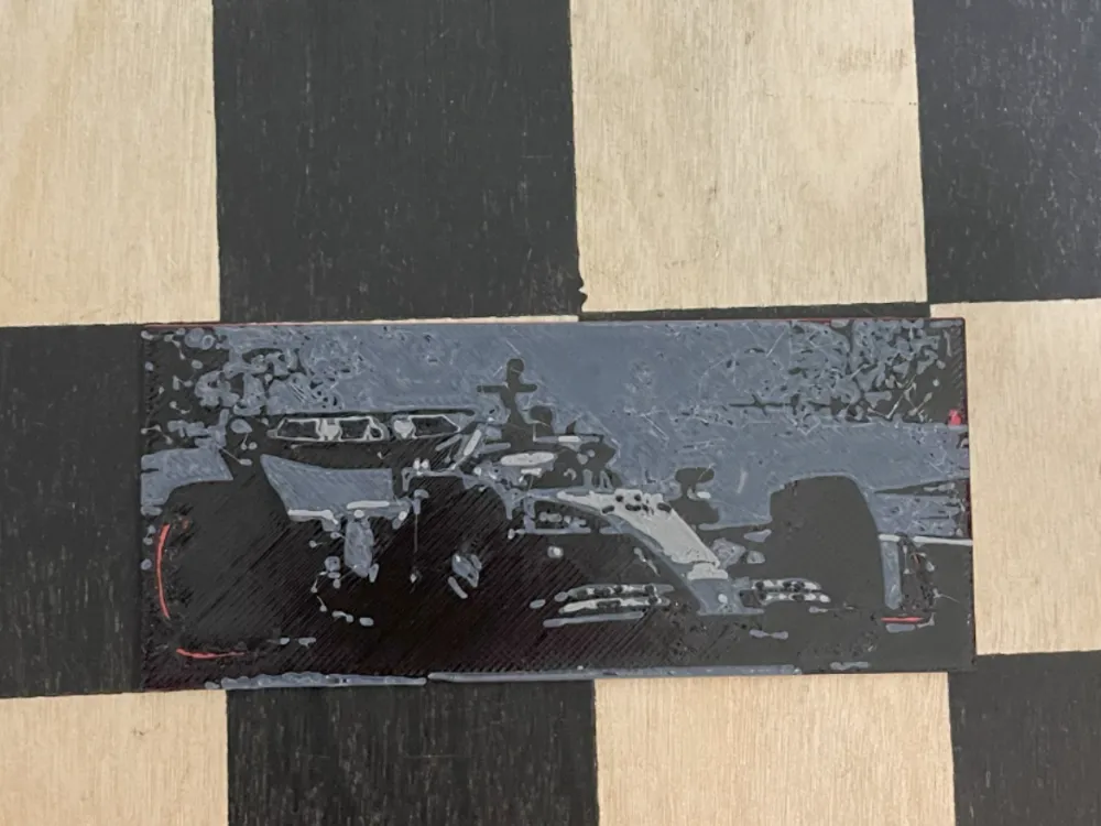 Lewis Hamilton Hueforge - Free 3D Print Model - MakerWorld