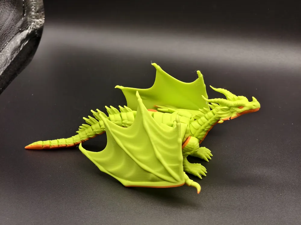 RainWing SeaWing Hybrid Dragon, no supports, MINI printable - Free 3D ...