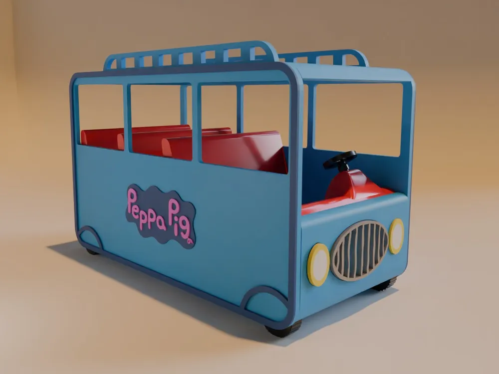 Peppa Bus by Grafitomi - MakerWorld