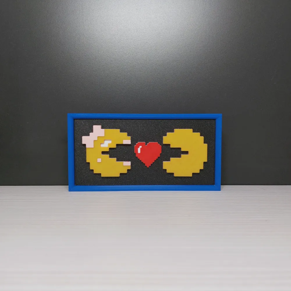 PacMan love sign by casma3d - MakerWorld