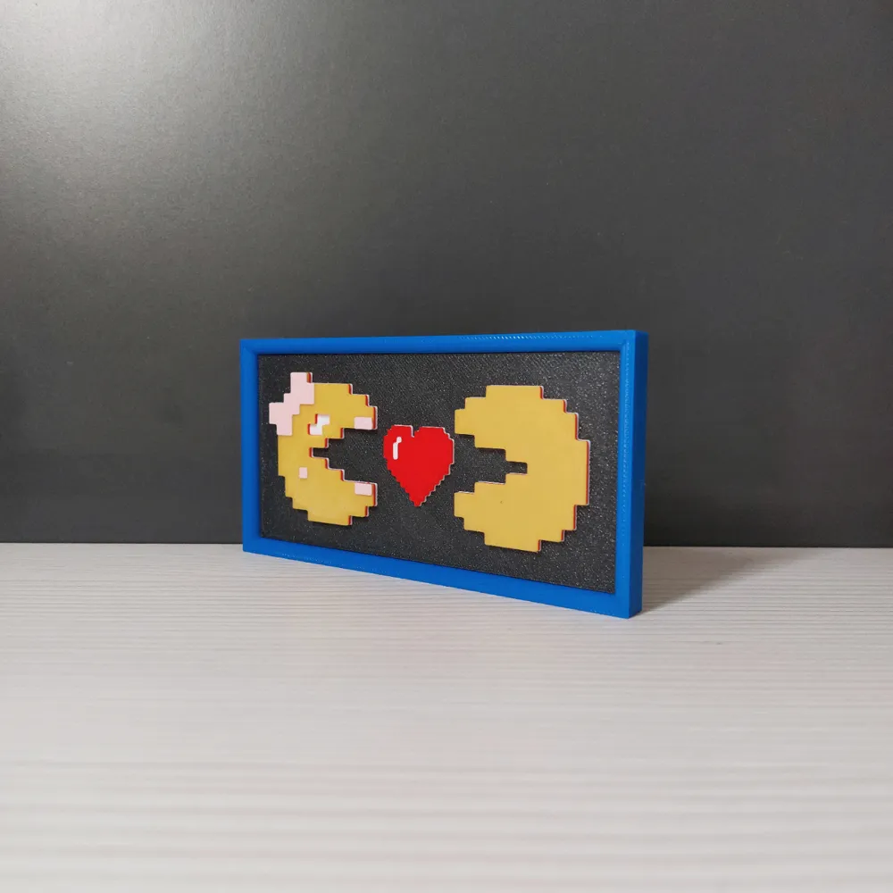 PacMan love sign by casma3d - MakerWorld