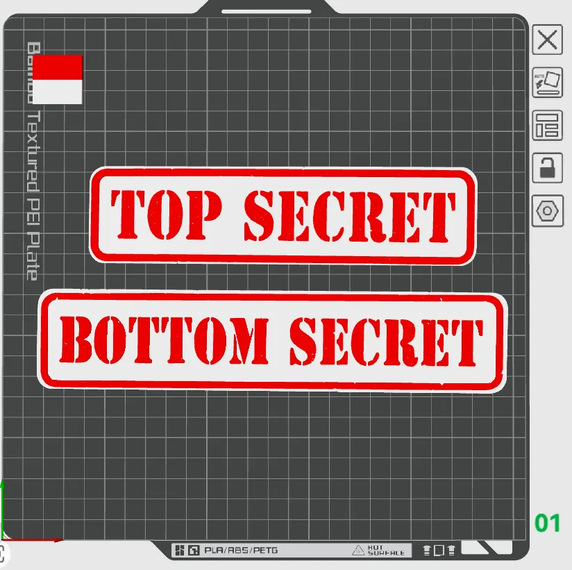 Top Secret & Bottom Secret by Sirp MakerWorld: Download Free 3D Models