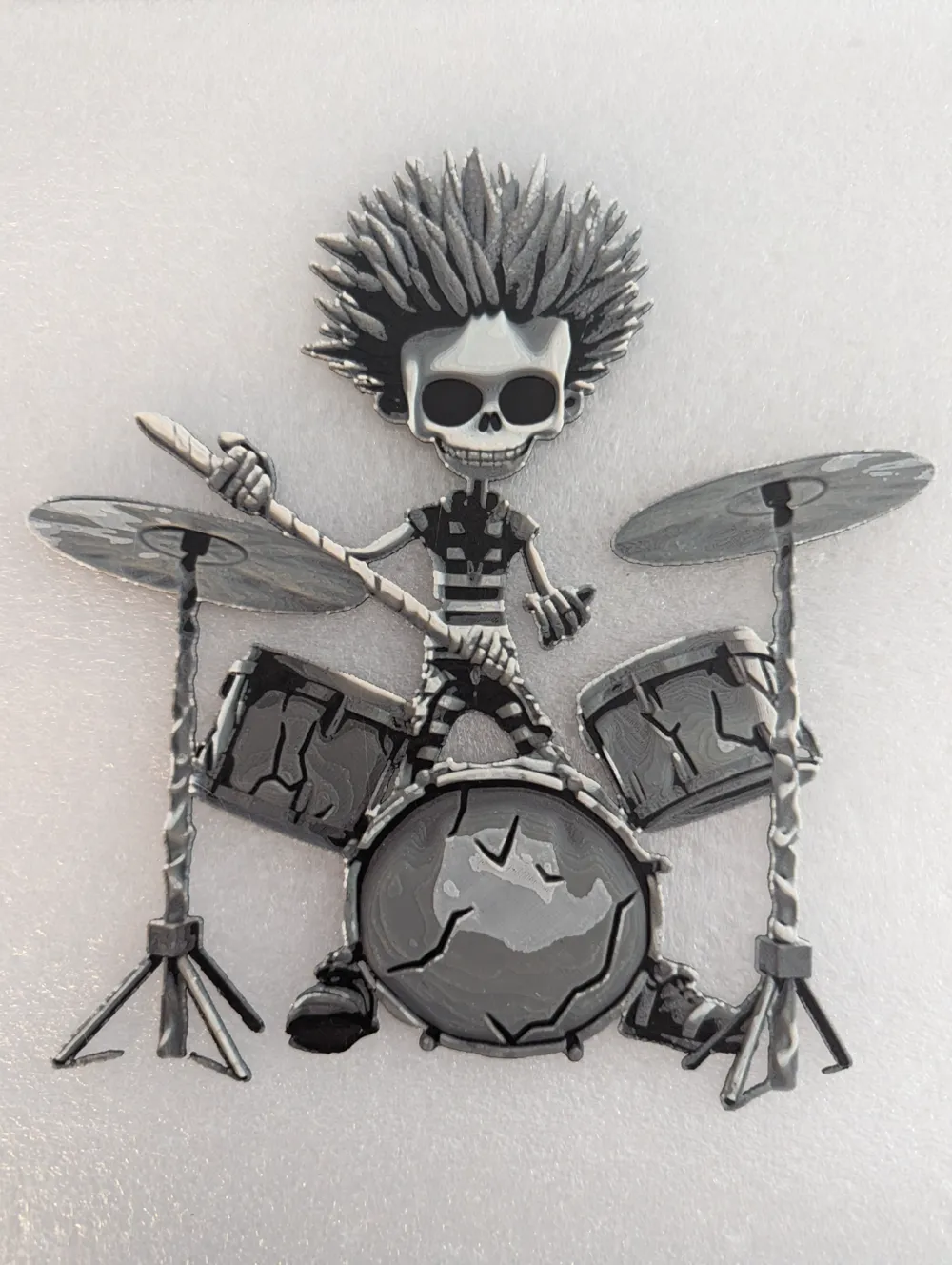 Skeleton Drummer by Oper8ral MakerWorld: Download Free 3D Models