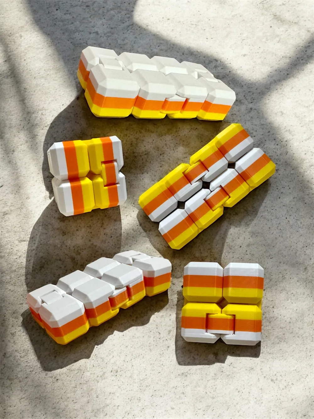 Candy Corn Halloween Infinity Fidget Cube by HeatherMacAnanny ...