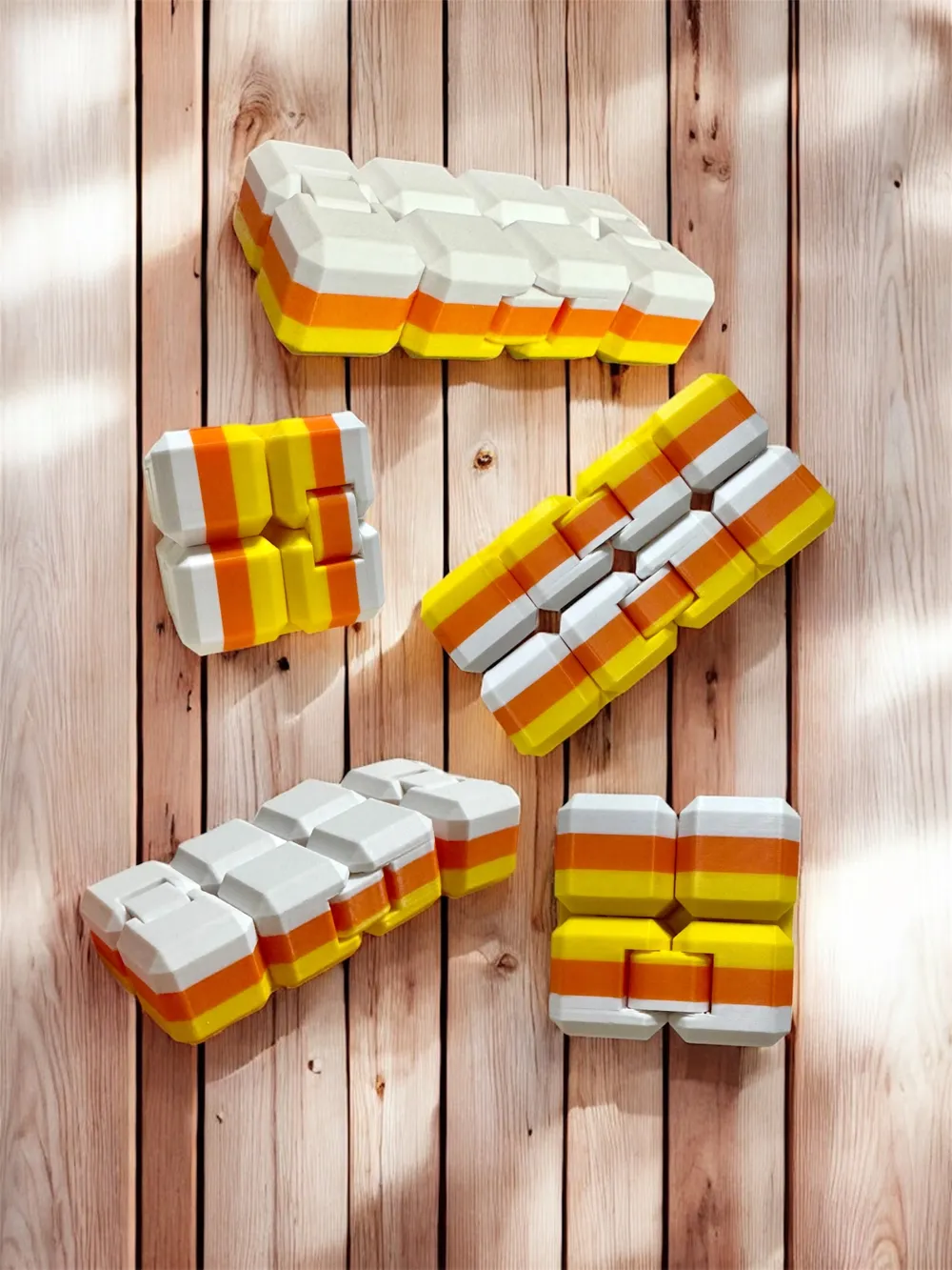 Candy Corn Halloween Infinity Fidget Cube by HeatherMacAnanny ...