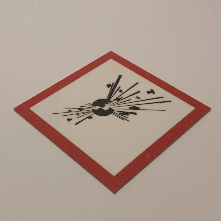 GHS01 - Explosive (Hazard pictograms) by RiTiSoNo - MakerWorld
