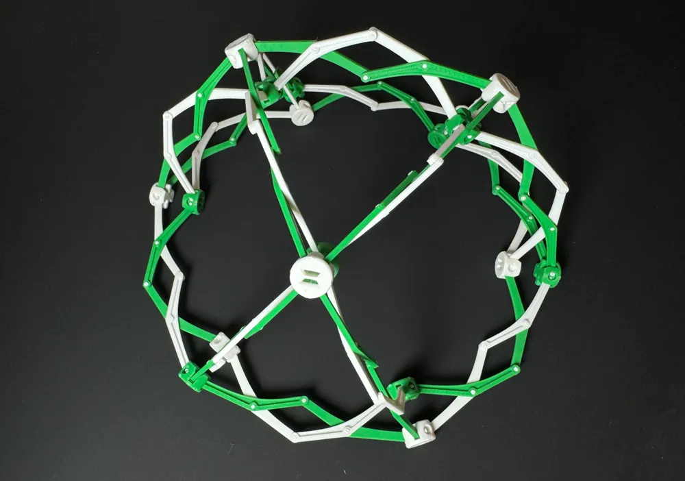 Hoberman "Expandable" Sphere Kit Card Remixed by 3DVJModels MakerWorld ...