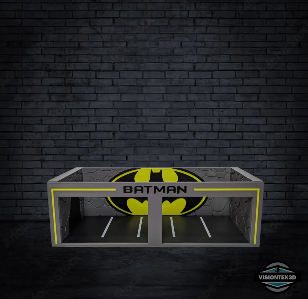 Batman 1:64 Garage Diorama by Kevin MakerWorld: Download Free 3D Models
